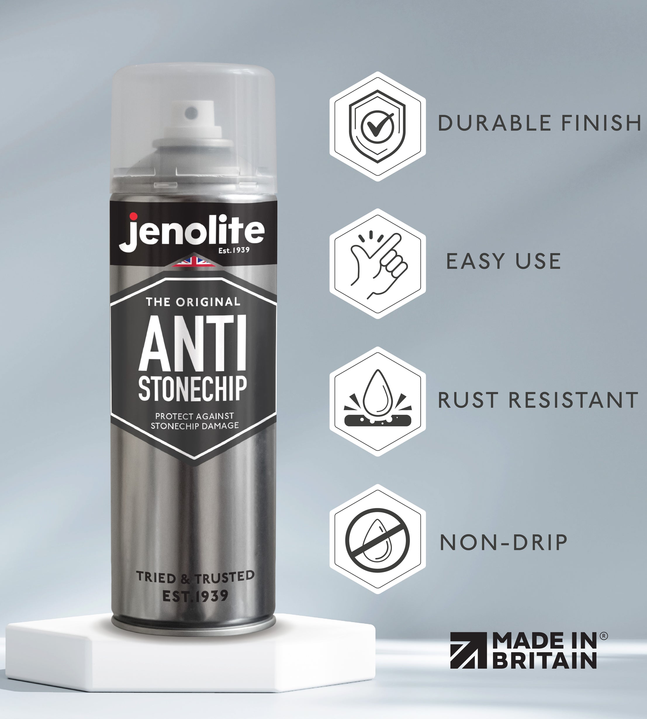 Rust Shield Clear Metal Lacquer | 400ml | Rust Protection Spray – Jenolite