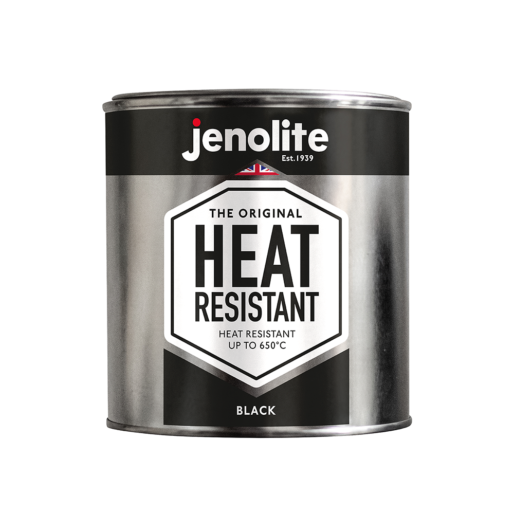 Heat Resistant Paint - Up to 650C | Matt Black 500ml – Jenolite