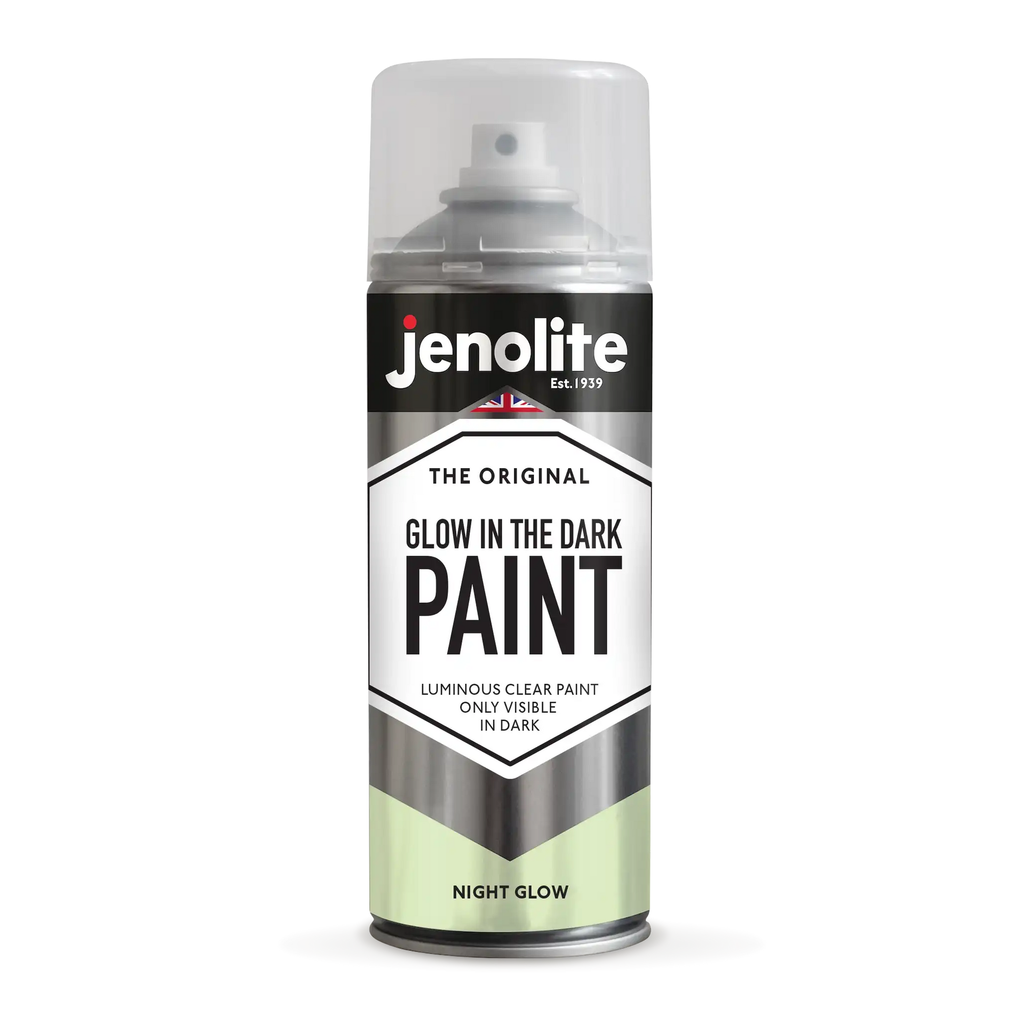 JENOLITE Glow In The Dark Spray Paint NIGHT GLOW LUMINOUS PAINT 400ml