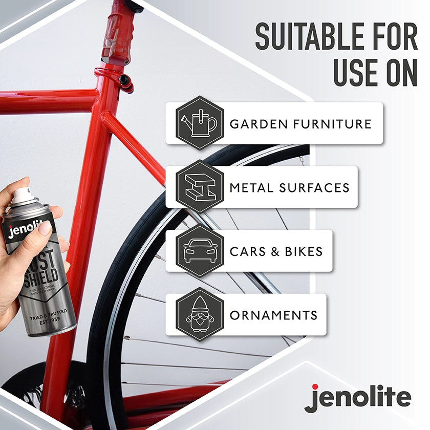 Rust Shield Clear Metal Lacquer | 400ml | Rust Protection Spray – Jenolite