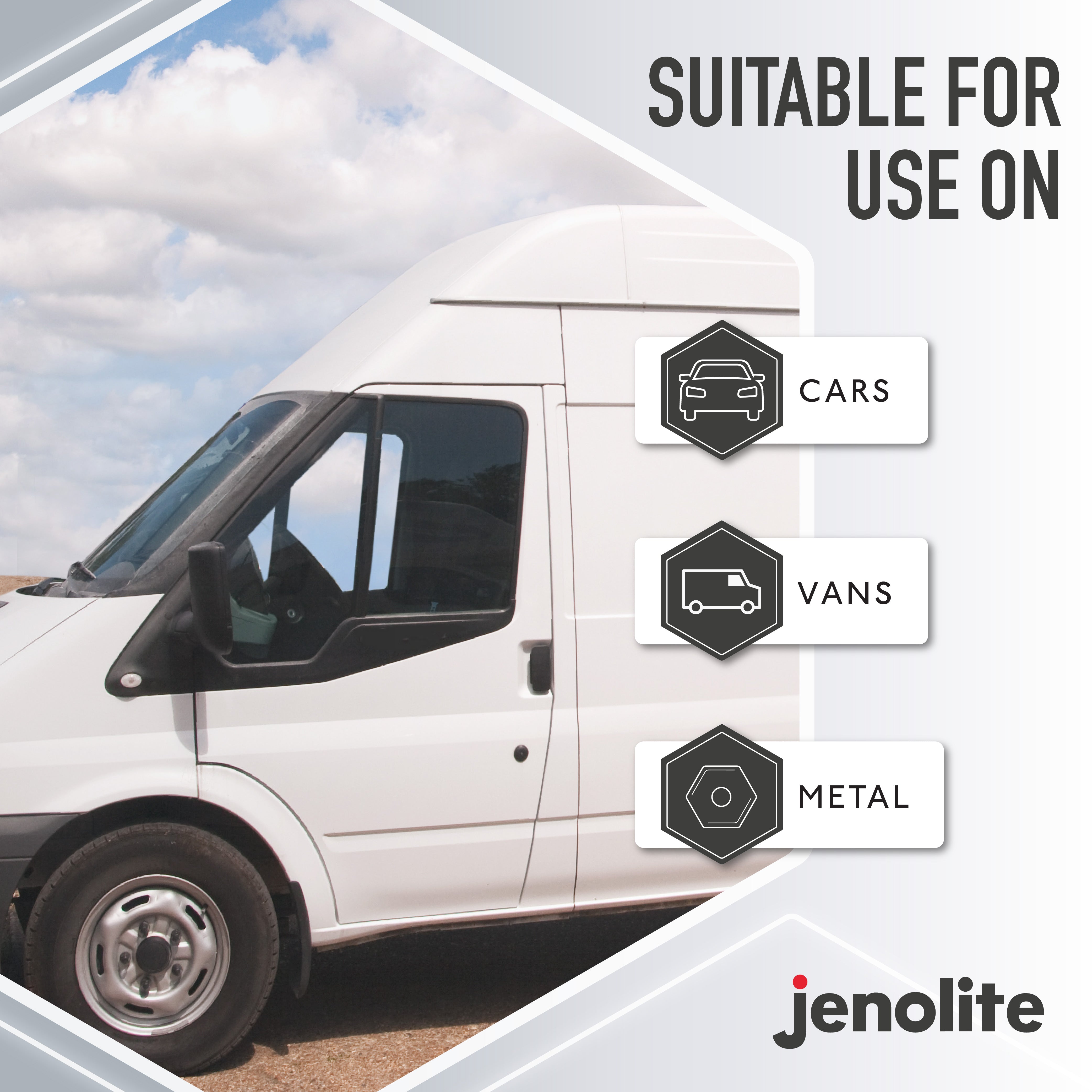 Ford White Transit Paint | Diamond White XSC691 | 400ml – Jenolite
